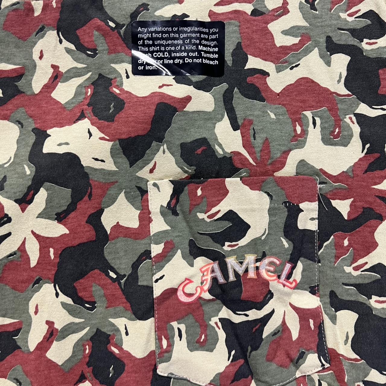 Super rare 1992 camo camel shirt deadstock single... - Depop