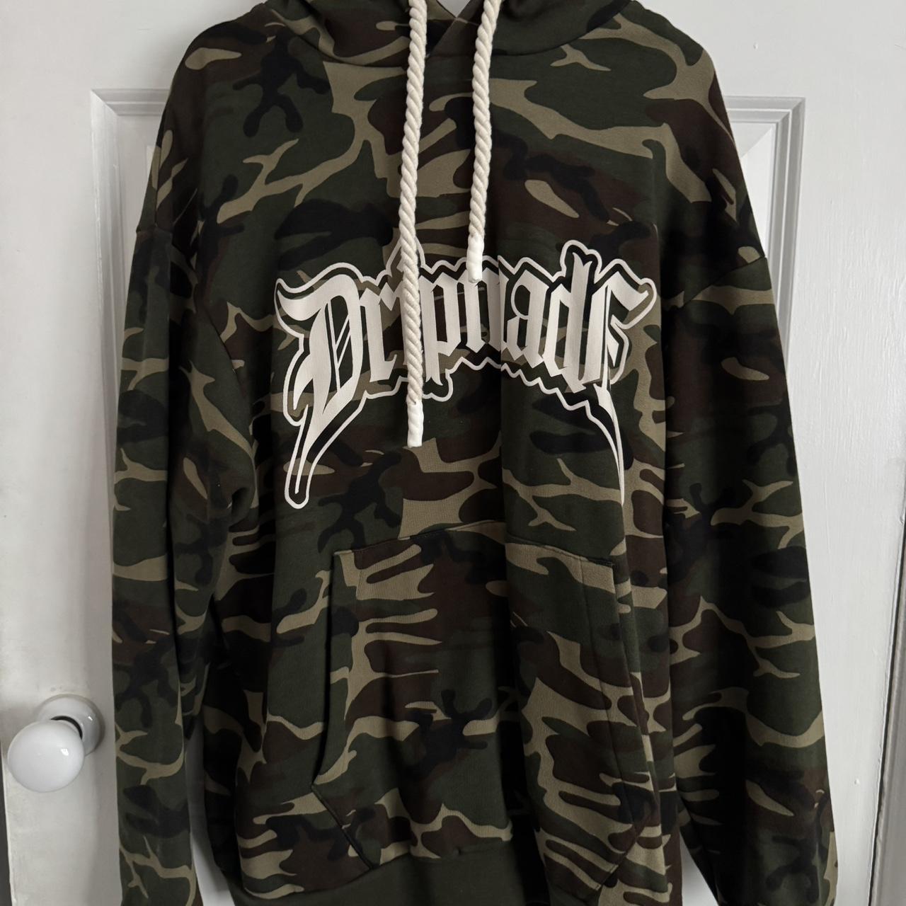 Camo Dripmade Hoodie Never been worn super thick.
