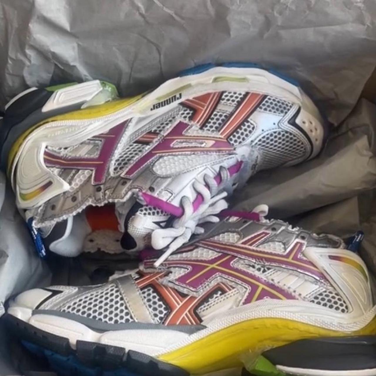 Balenci runners multi color size 39 / women’s 8 | Depop