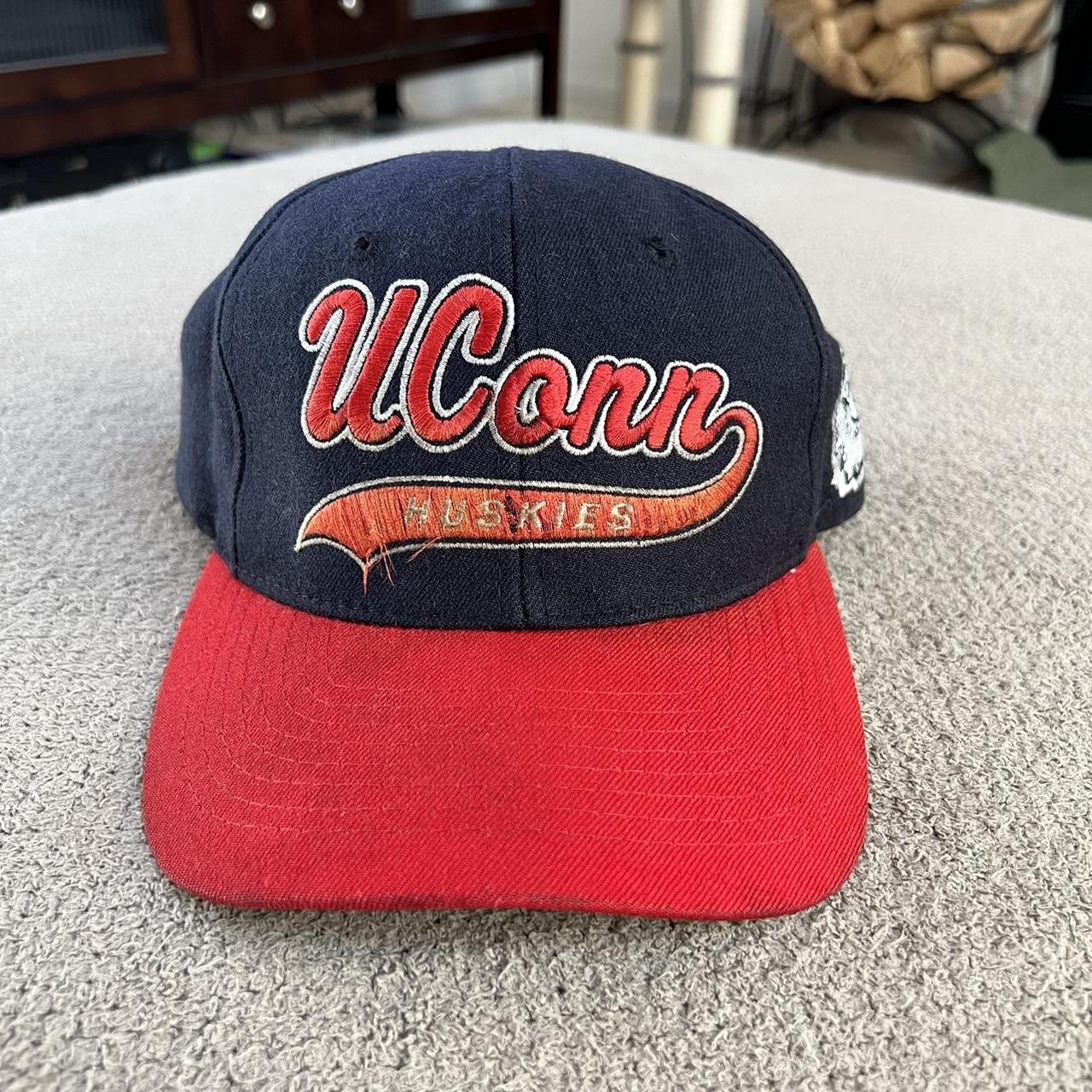 Vintage UConn huskies hat Fair condition Front... - Depop