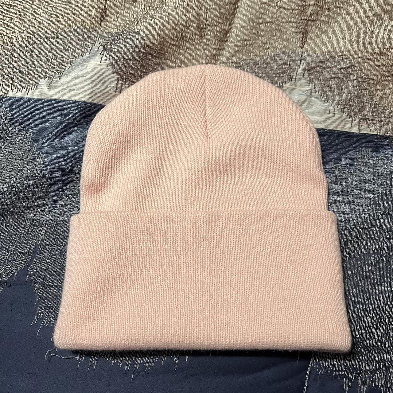 Pink dickies beanie hat One size fits all Like new... - Depop