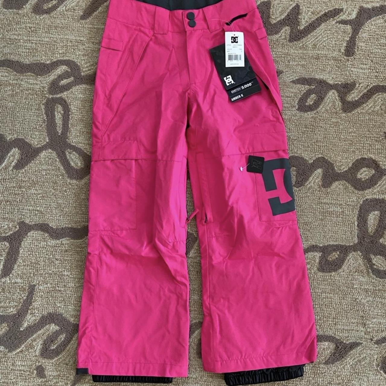 Pink DC snowboard pants with tags new with... - Depop