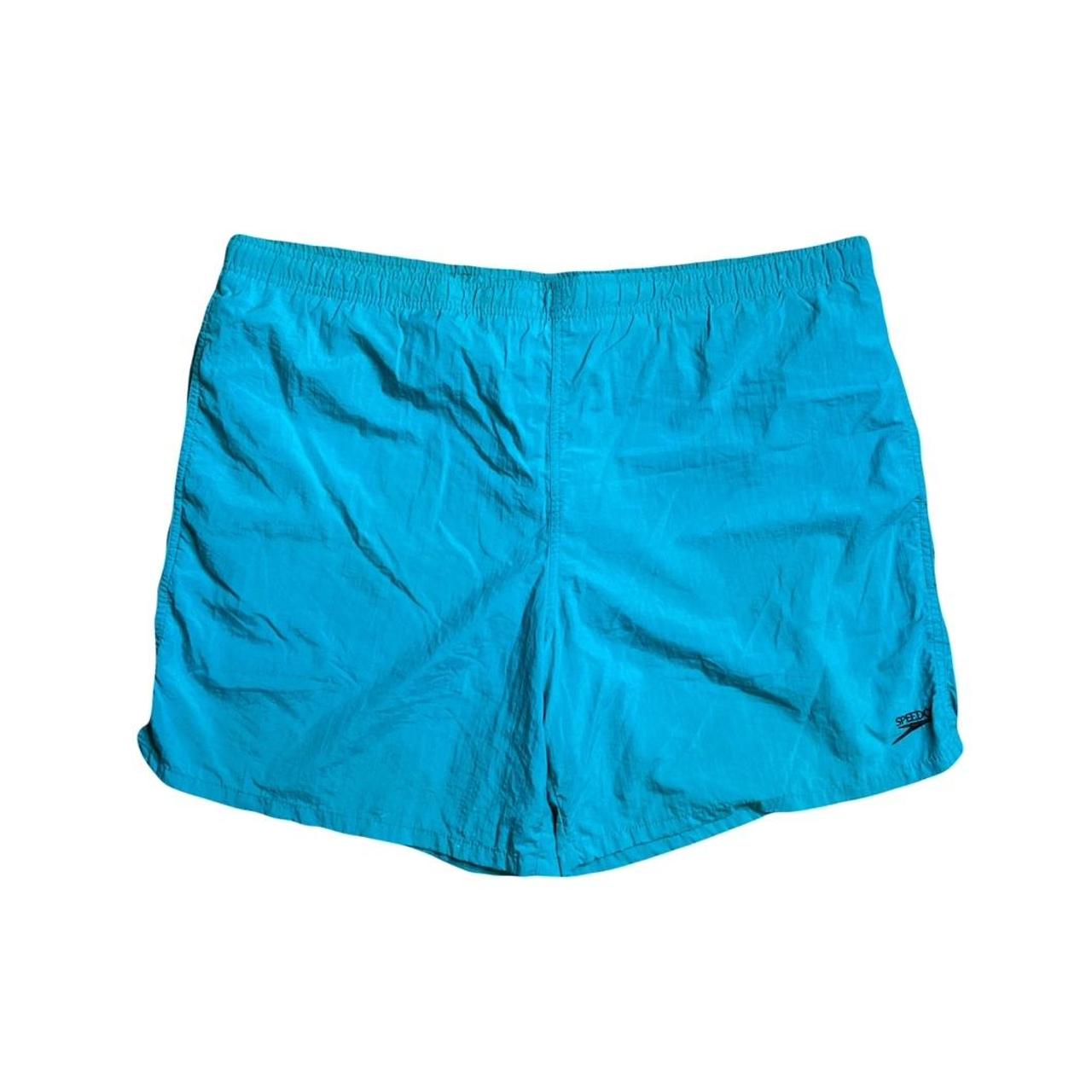 Vintage Speedo Shorts Vintage turquoise speedo... - Depop