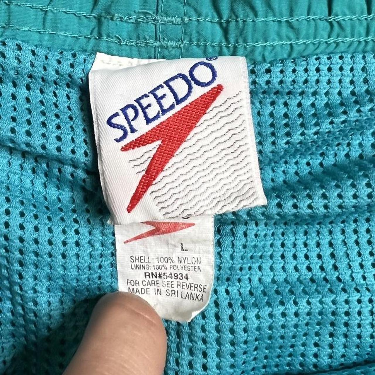 Vintage Speedo Shorts Vintage turquoise speedo... - Depop