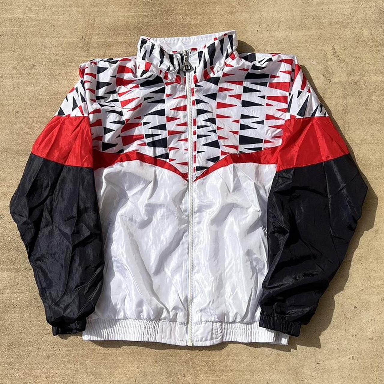 Vintage Wilson windbreaker Super cool 90s Tennis... - Depop