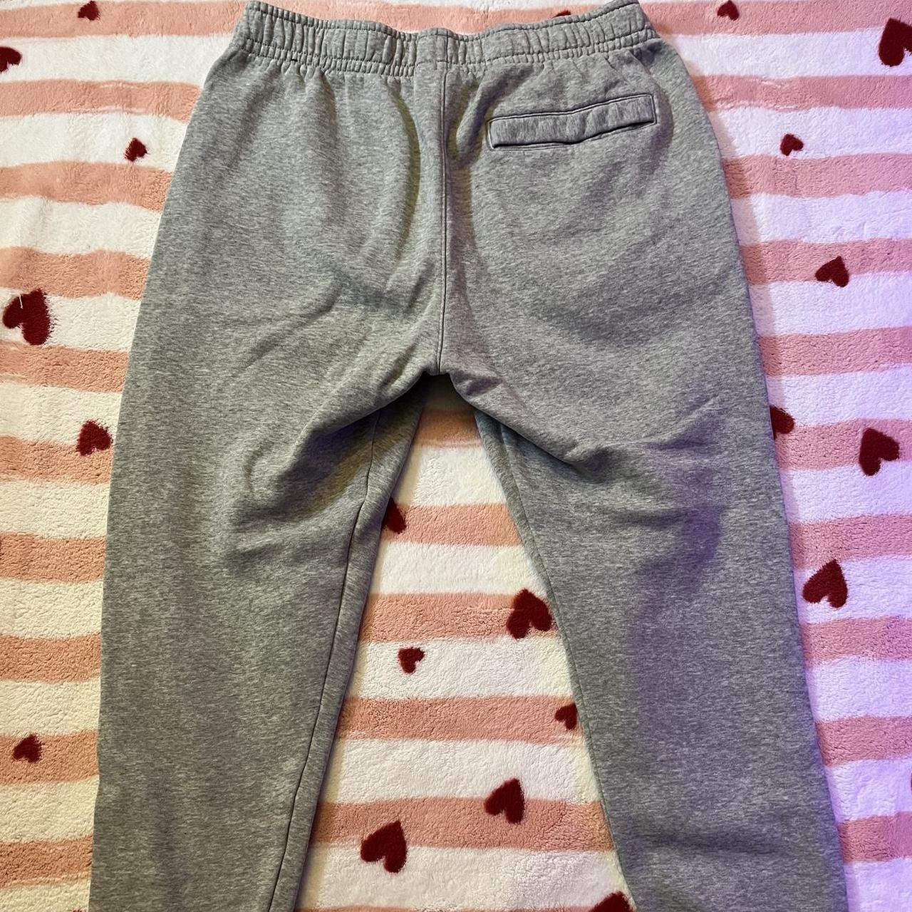 Cute grey Nike sweatpants! Little hole by front... - Depop