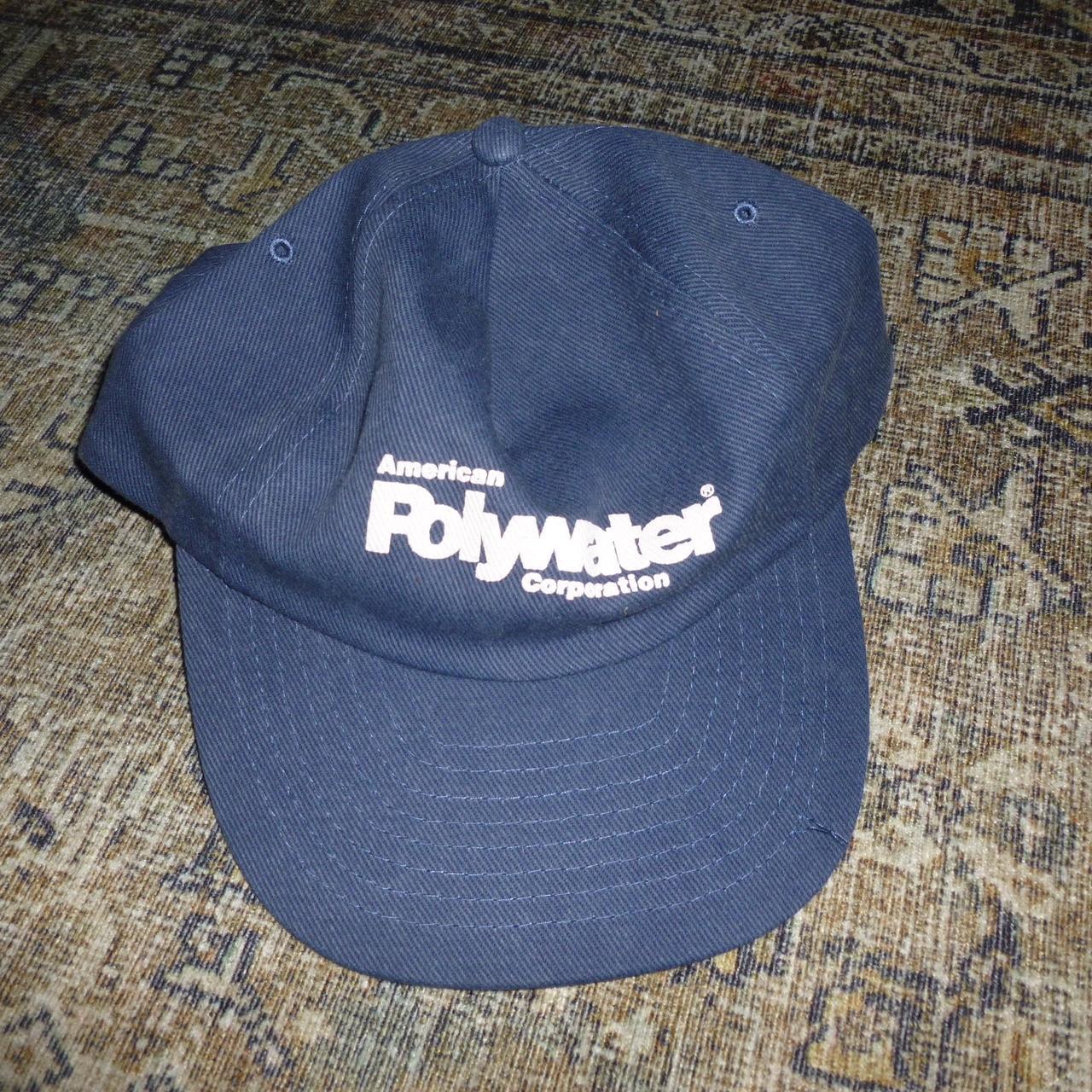 Navy flatbrim American Polywater... | Depop
