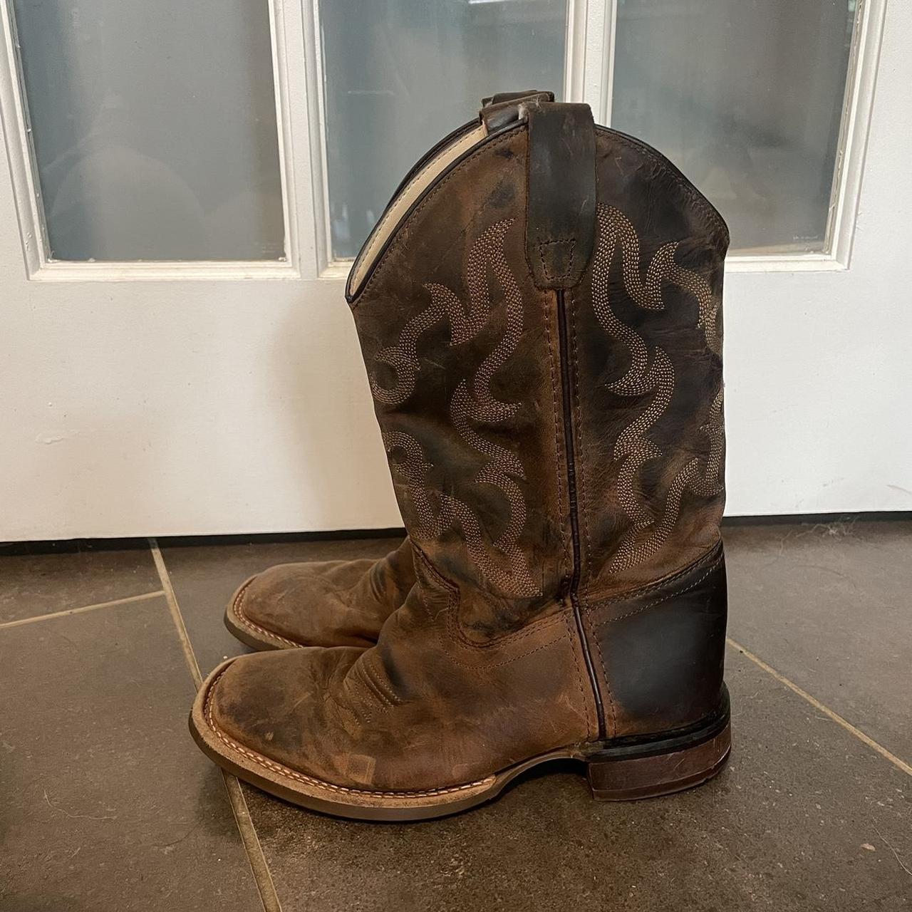 Old West Women's Brown Boots | Depop