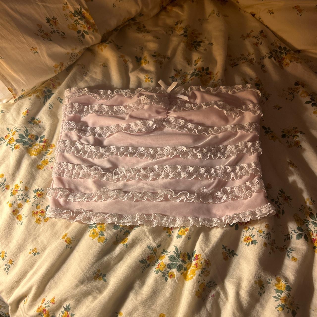 brand new edikted frilly top💞💞 so so cute and... - Depop