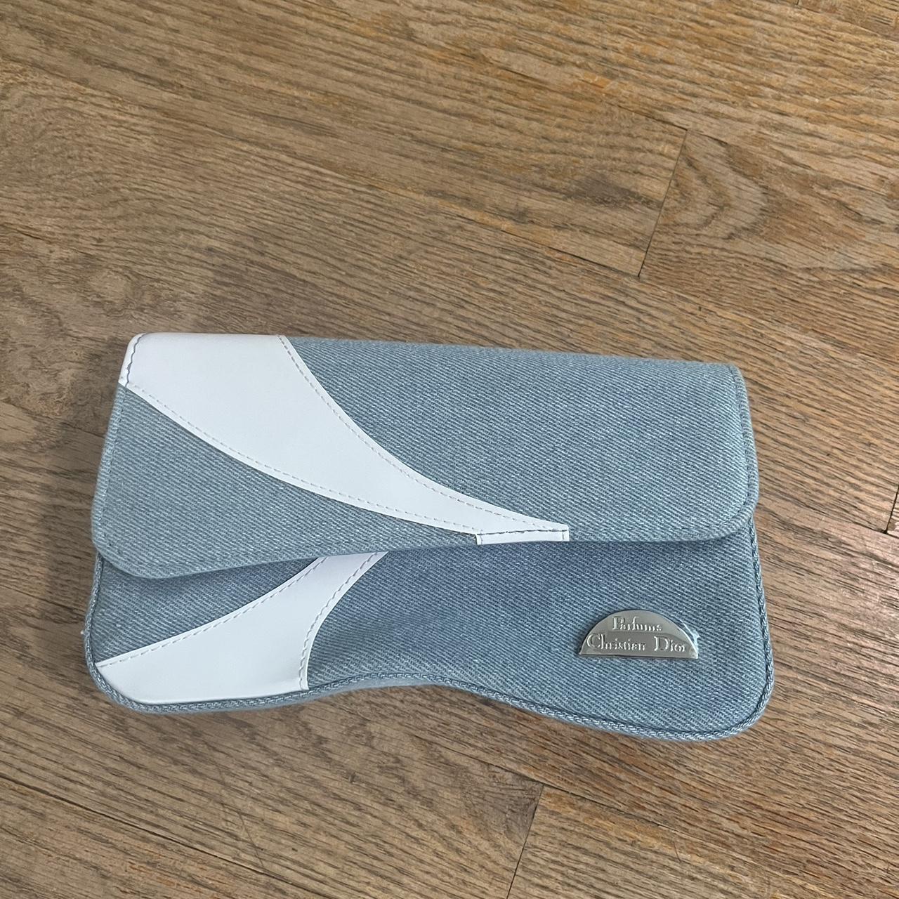 Christian Dior denim perfume bag/toiletry bag Cute... | Depop