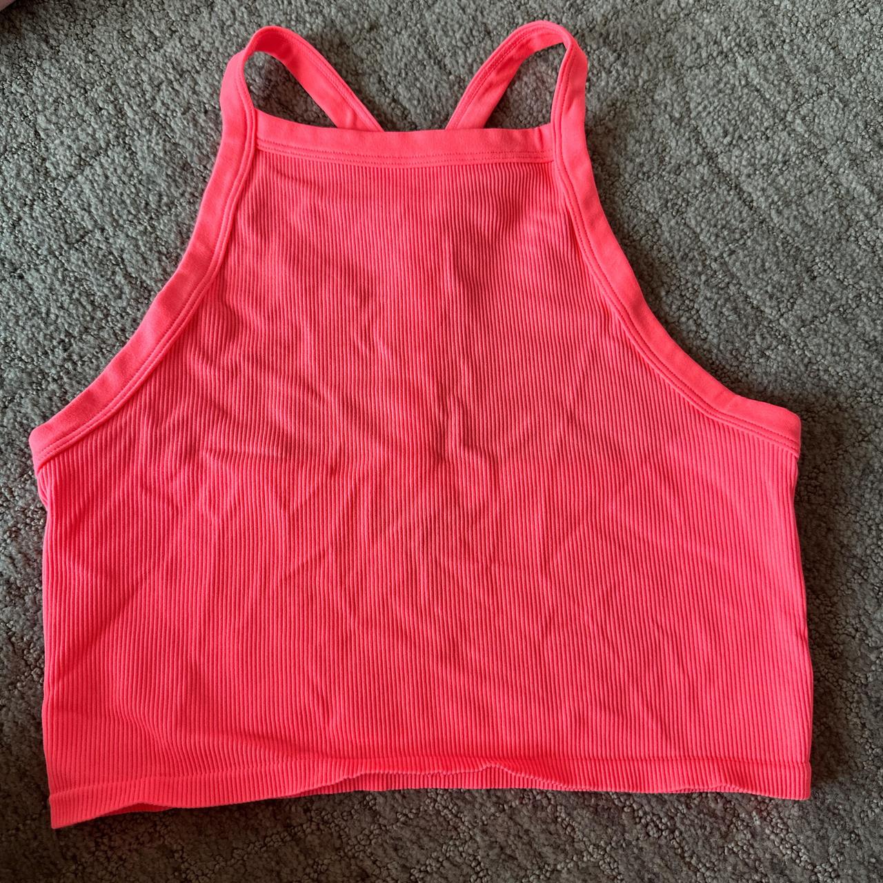 Wild Fable Neon Pink Tank Top - Depop