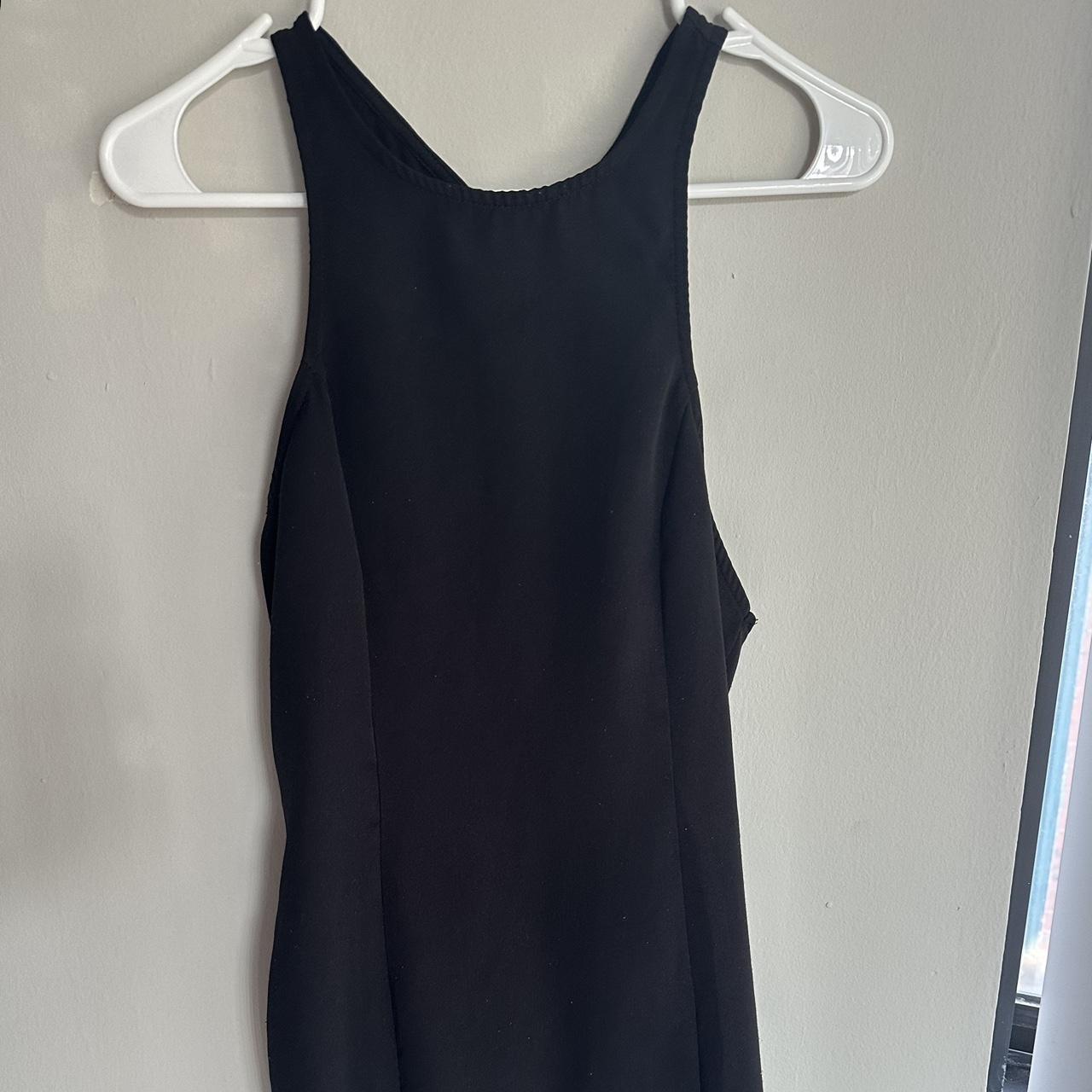 the perfect LBD - black halter style mini dress -... - Depop