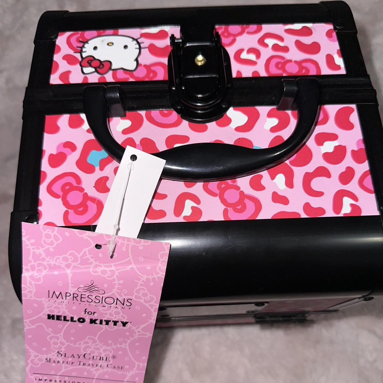 Hello kitty vanity impressions makeup box with key!... - Depop