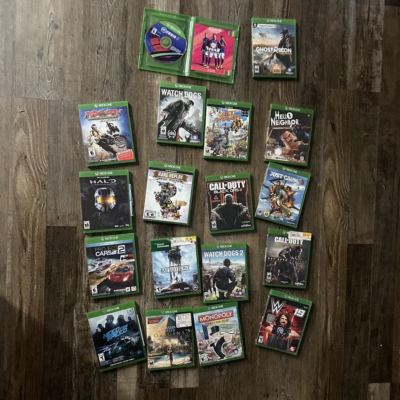 Xbox One game lot - 18 games including Halo, Call of... - Depop
