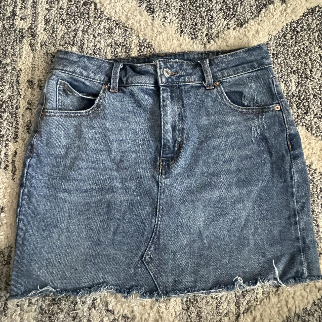 Wild Fable Jean skirt Worn once Target Brand Size 8 - Depop