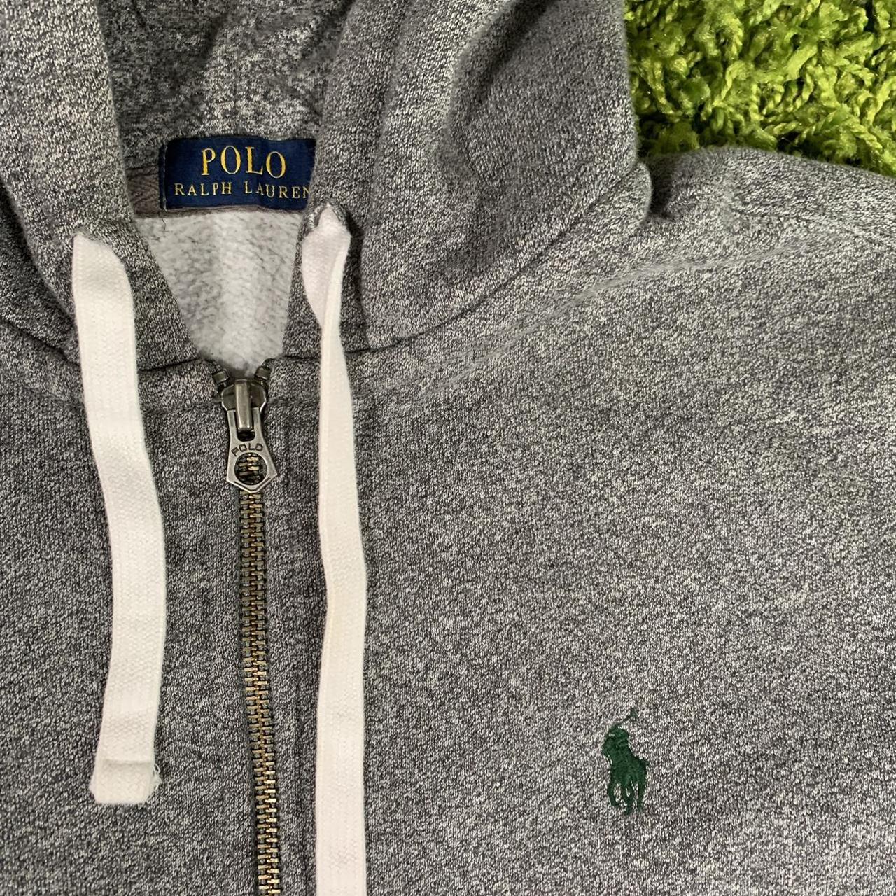 ⚫️Ralph Lauren Gray Zip Up Hoodie Ralph Lauren... - Depop