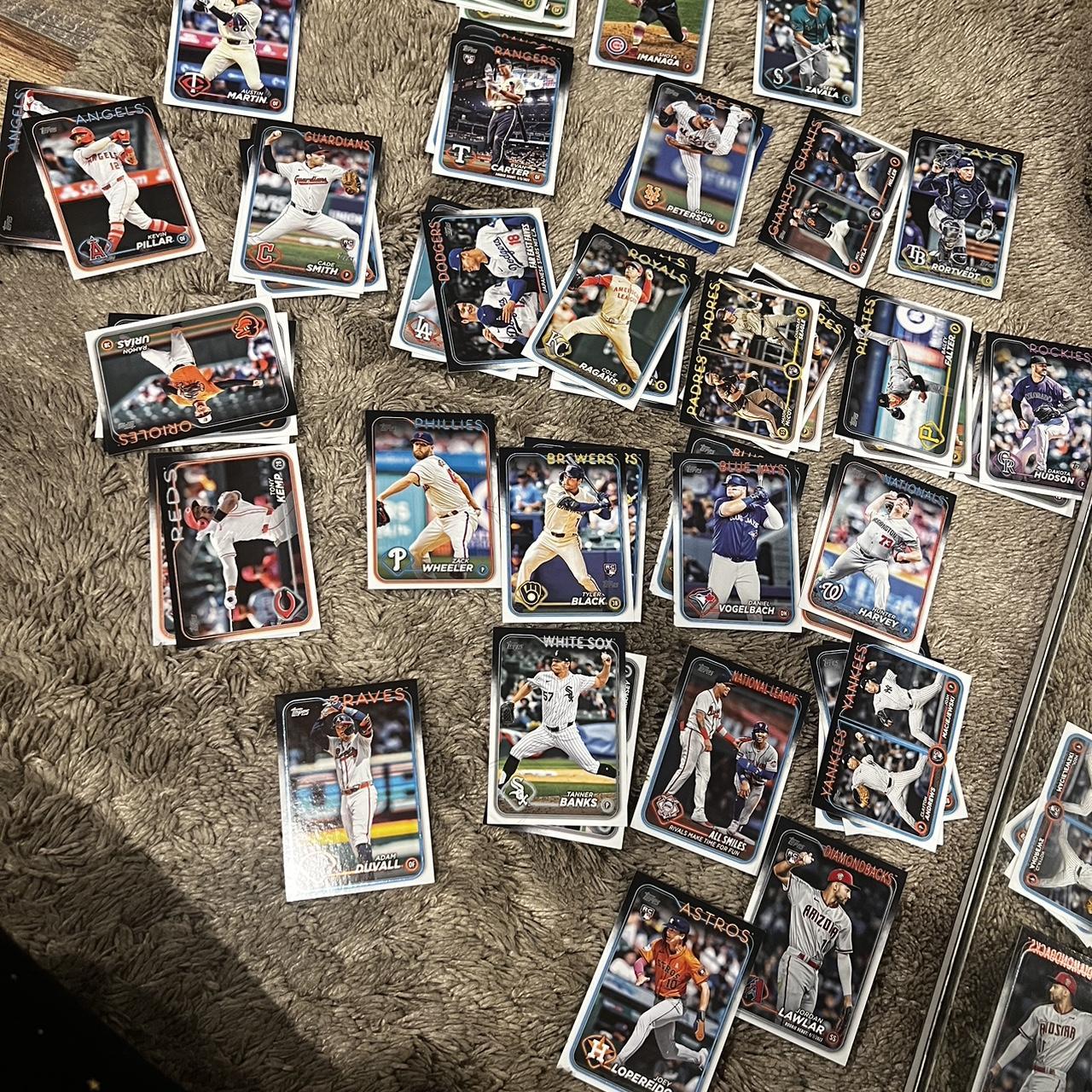57 random baseball cards, all brand new! I’m willing... - Depop