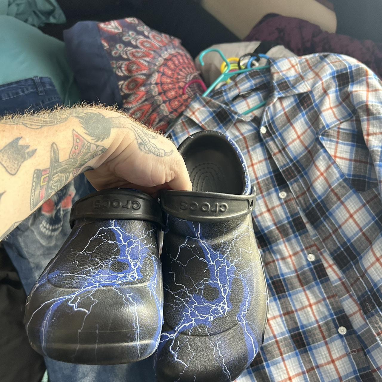 Crocs work shoes with anti slip foot gripping size... - Depop