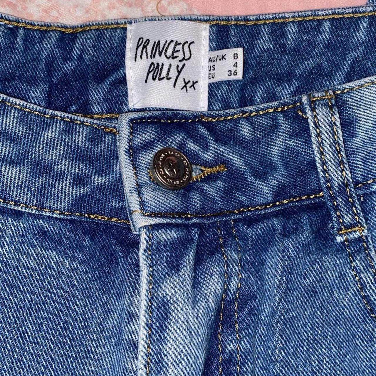 PRINCESS POLLY RIPPED JEANS size 4 Repop* I only... - Depop