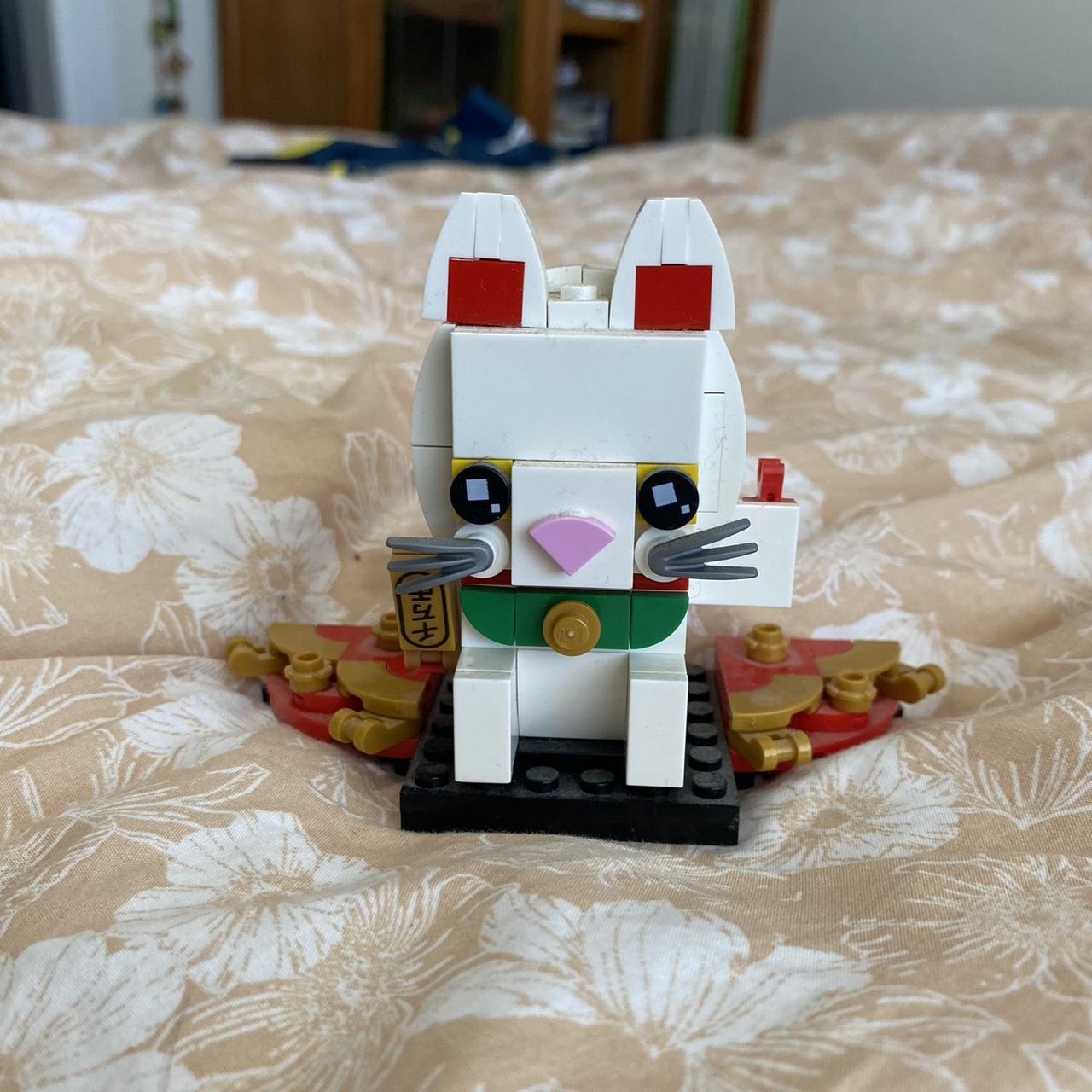 Lego Brickheadz Lucky Cat I can break it apart or... - Depop