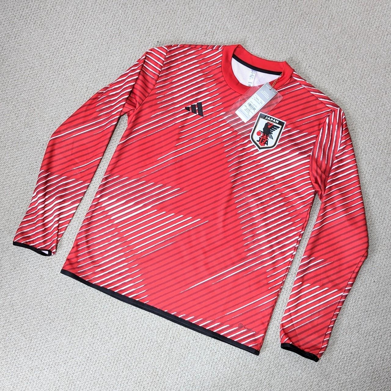 Japan JFA 2022 Training Shirt Long Sleeve BNWT -... - Depop