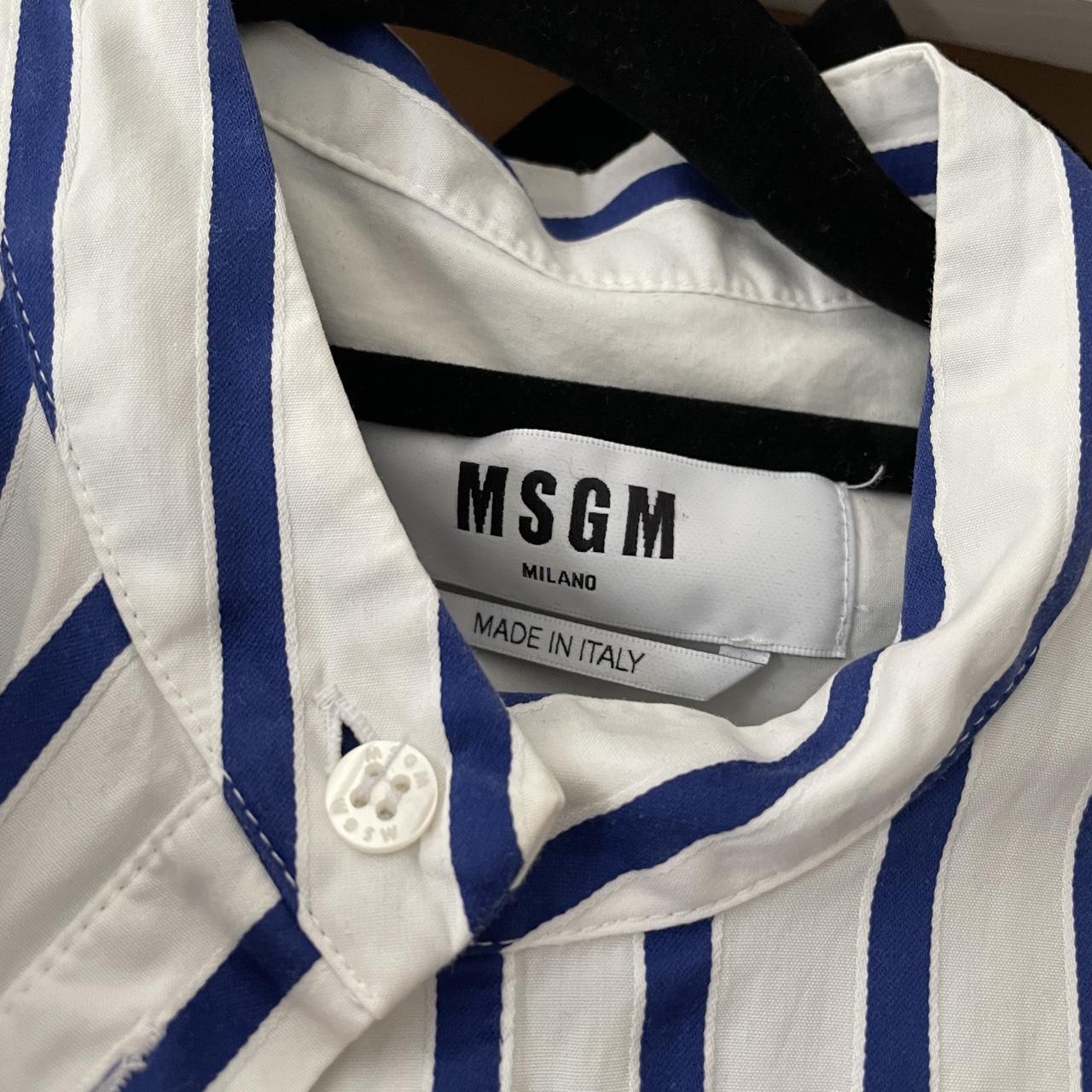 MSGM striped ruffle dress. RRP $1058. Fits 12-14 - Depop