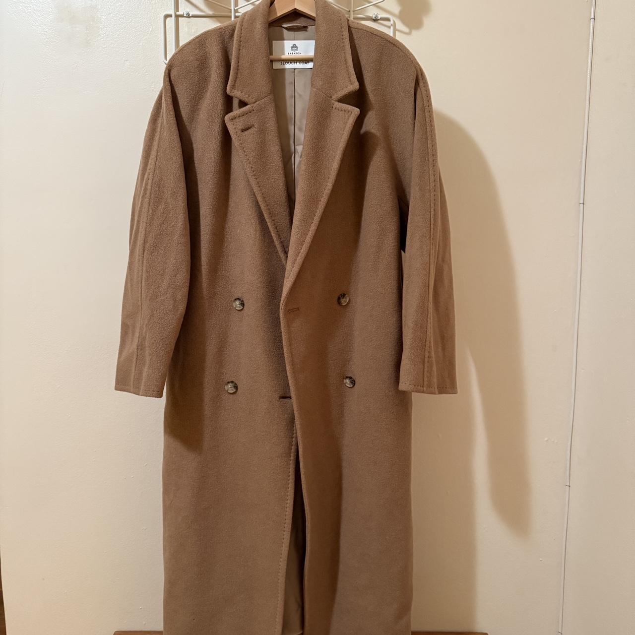 Camel Wool Coat Aritzia “The Slouch” coat it’s... | Depop