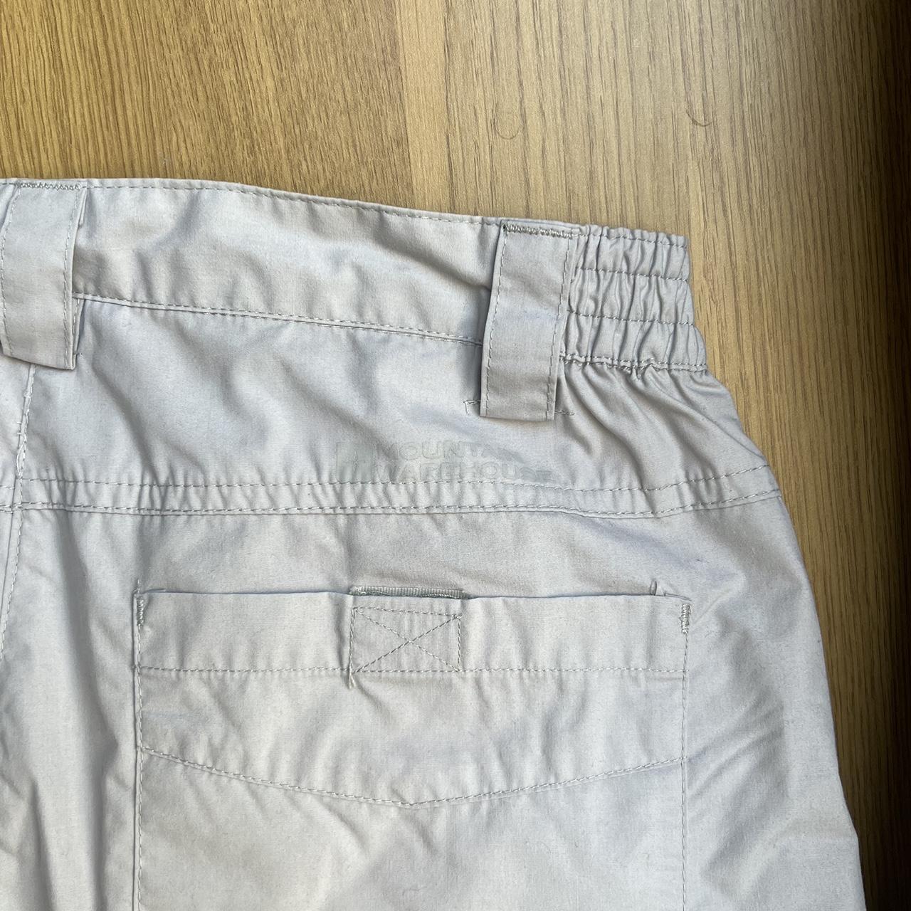 Mountain Warehouse Capris Light grey with blue... - Depop