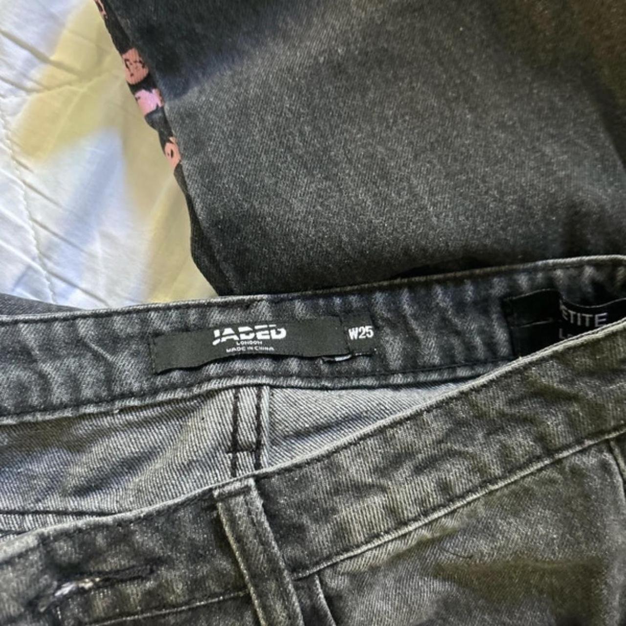 jaded ldn jeans rlly good condition 25 waist - Depop