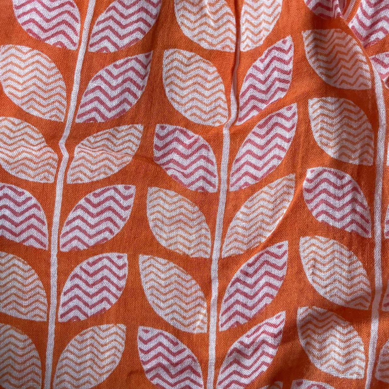 MESSAGE BEFORE BUYING Hoboko orange maxi skirt... - Depop