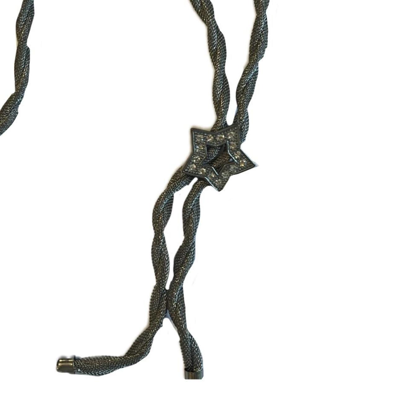 Sterling Silver Star Necklace Fit Similar To A Bolo Depop