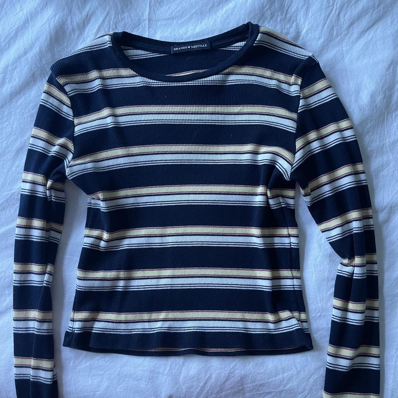 super cute striped long sleeve Brandy Melville... - Depop