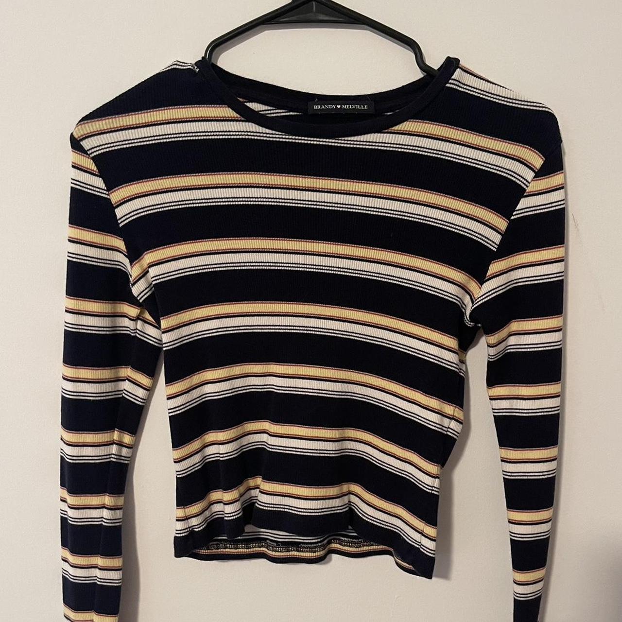 super cute striped long sleeve Brandy Melville... - Depop
