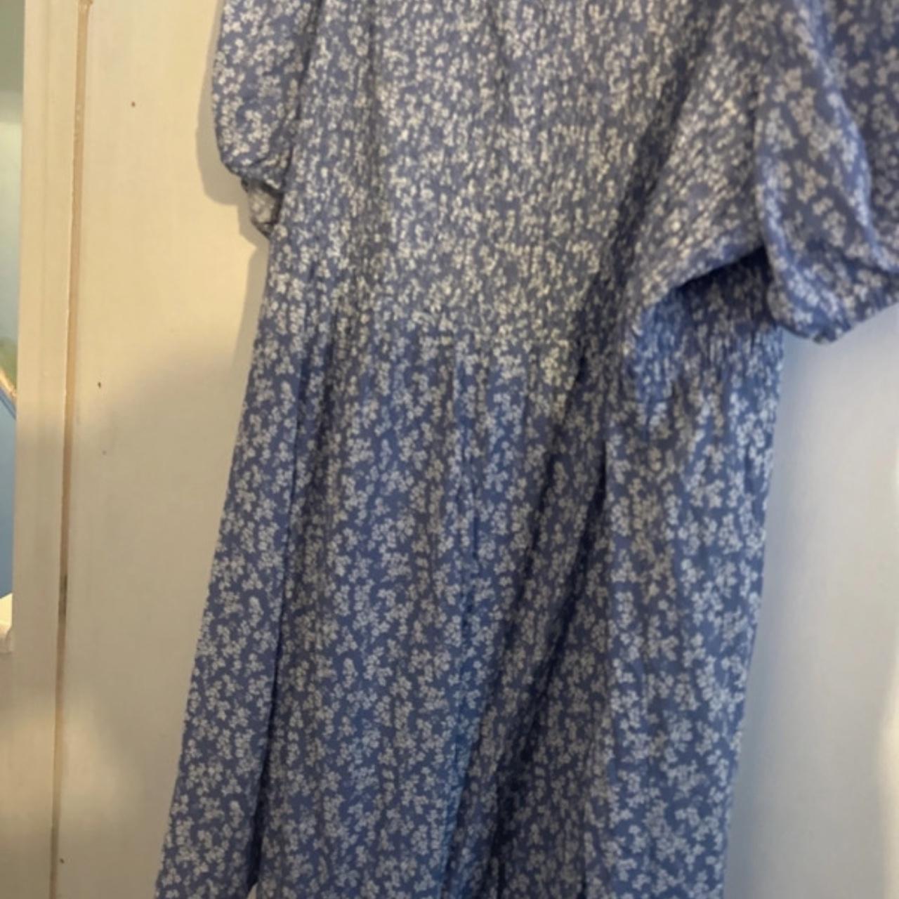 Primark blue summer dress Size 20 , worn once Open... - Depop