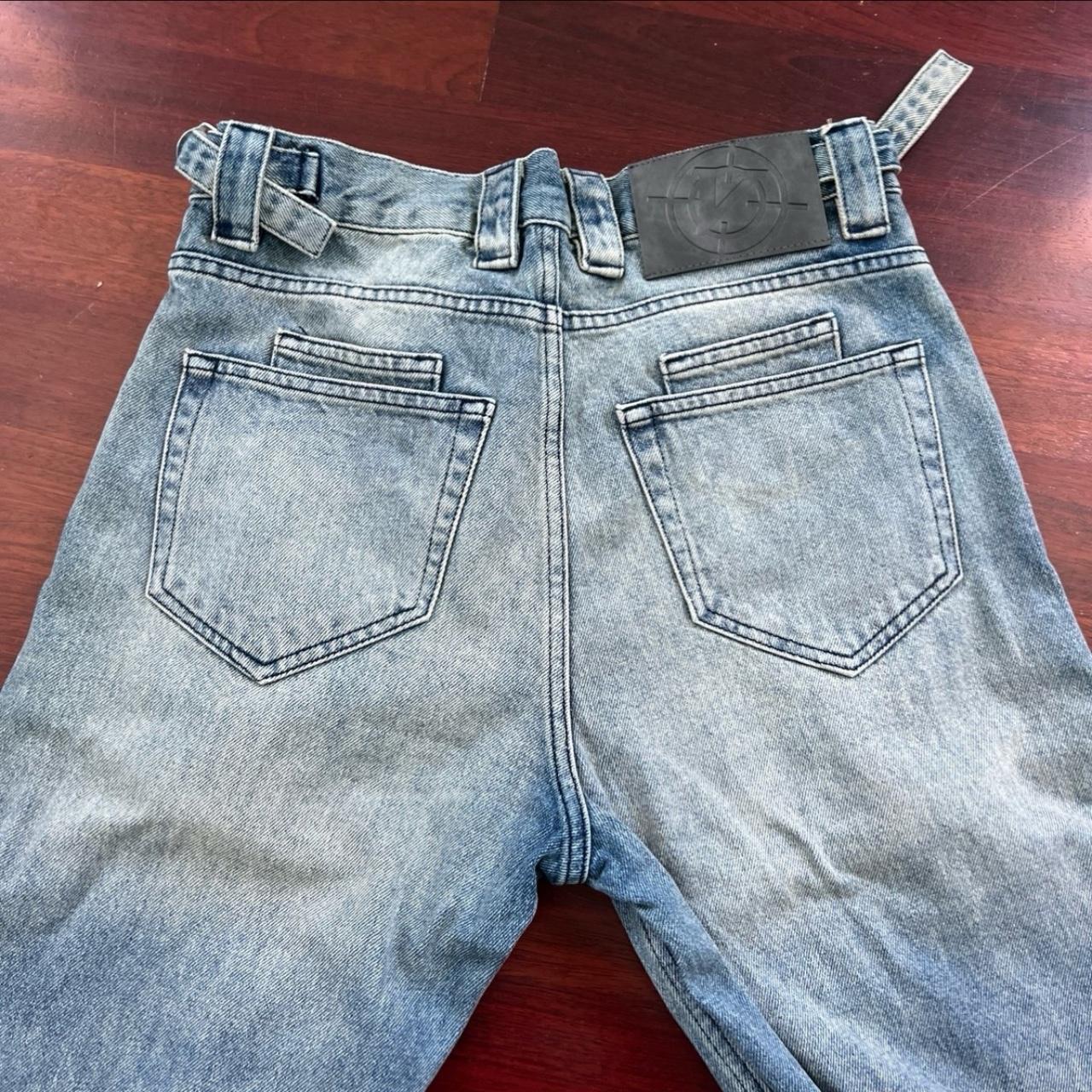 Vicinity Yellow Tinted Denim Jeans STRAIGHT BAGGY... | Depop