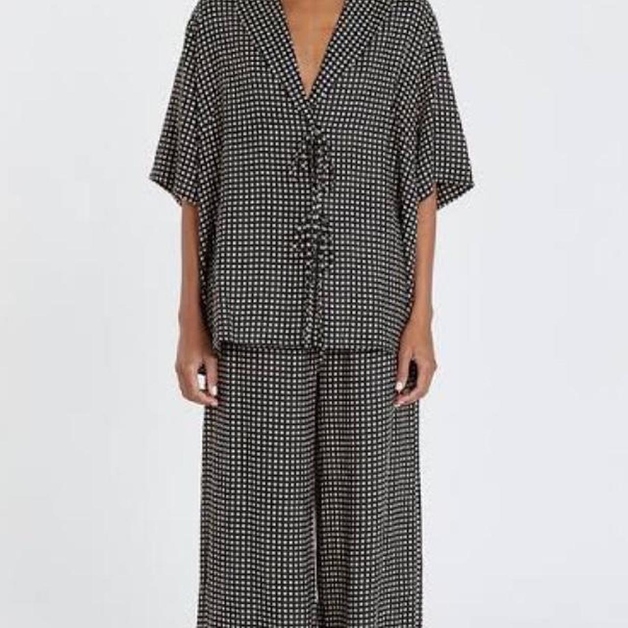 HUDSON DRAWSTRING LINEN PANT and top set RRP... - Depop