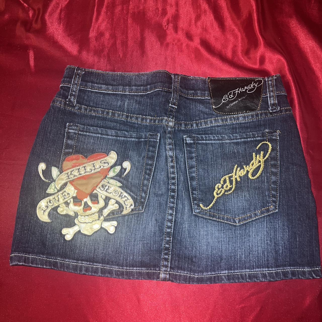 Ed Hardy Women's Skirt | Depop