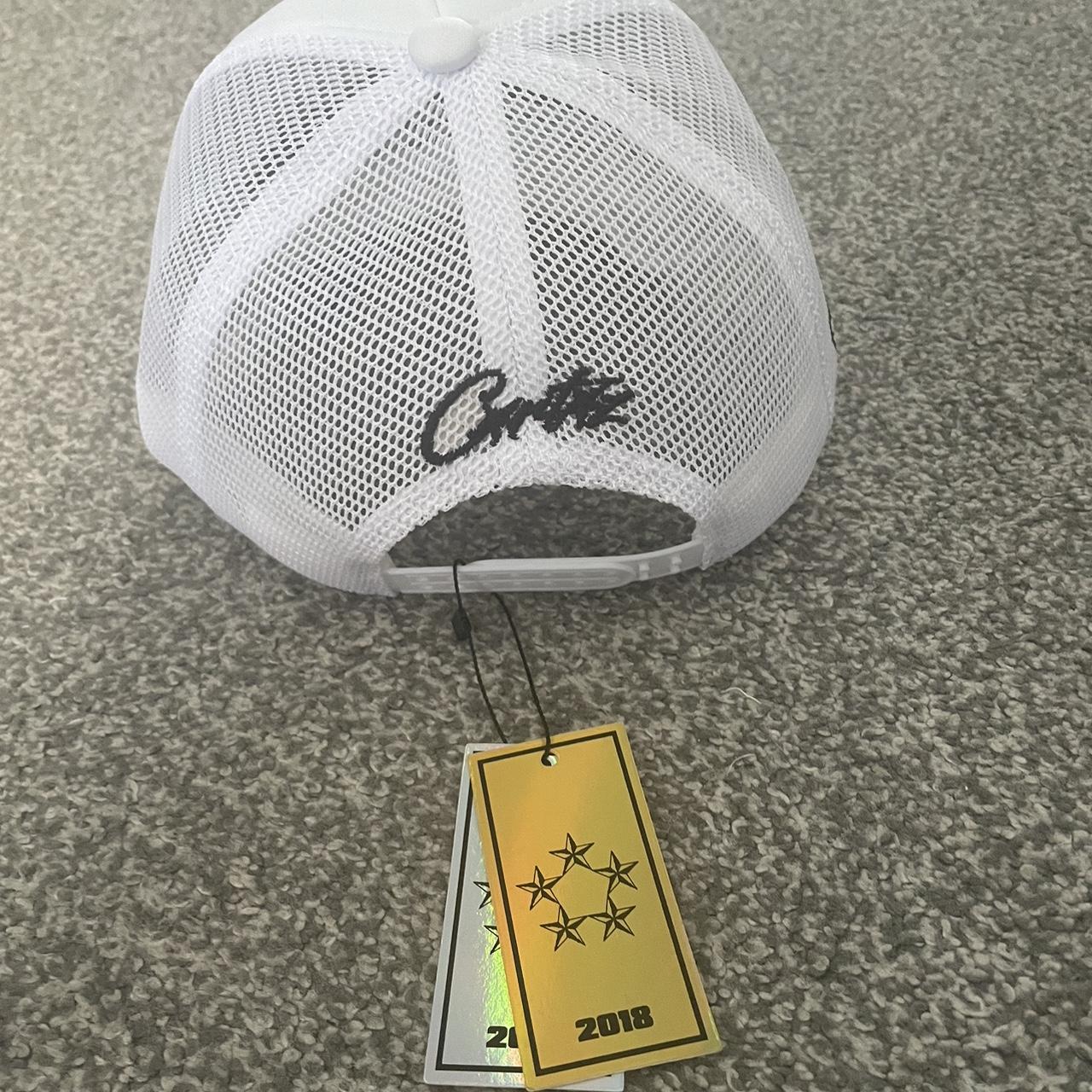 Corteiz 5 STARZ ALCATRAZ TRUCKER-WHITE 5th... - Depop