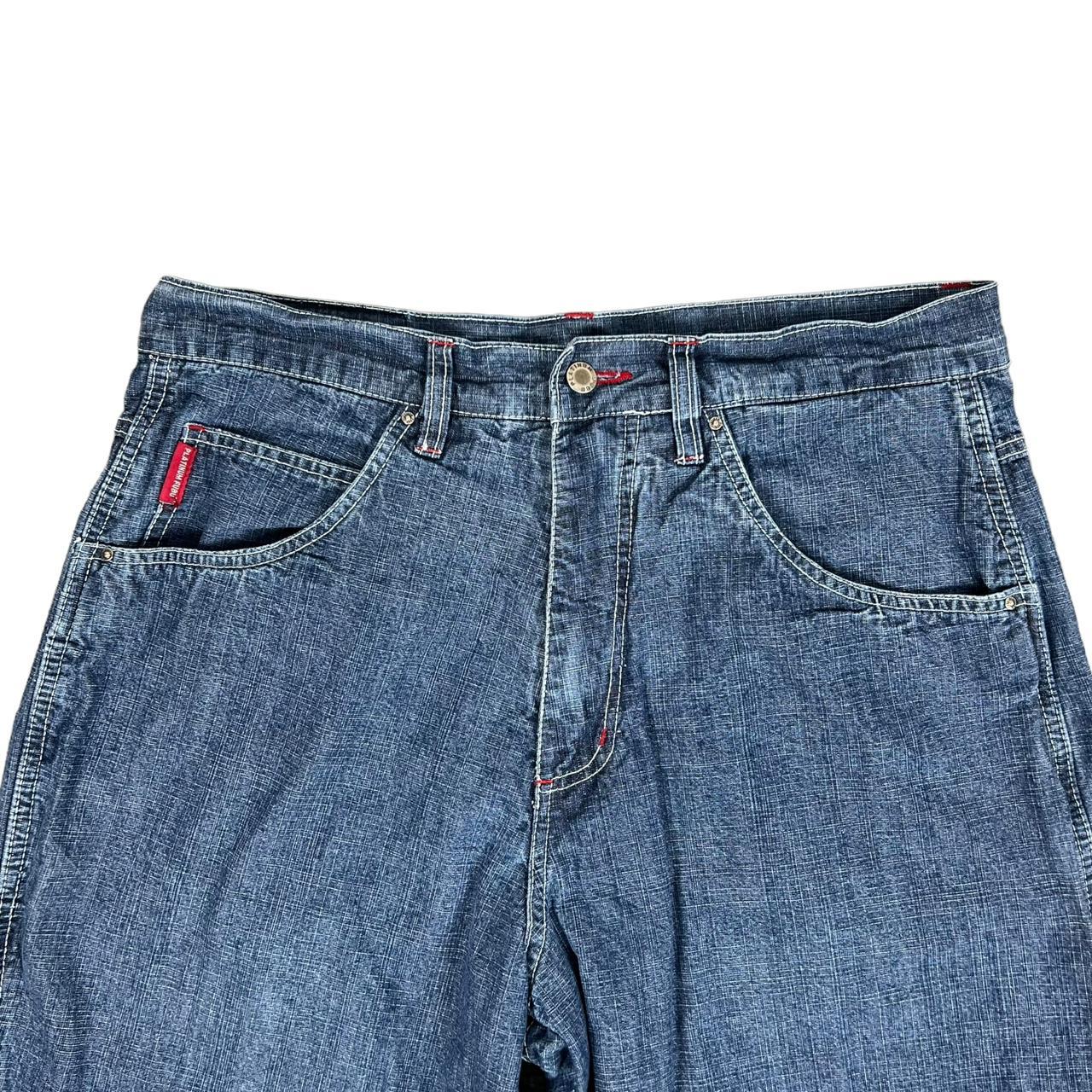 This pair of vintage FUBU Platinum jeans are a... - Depop