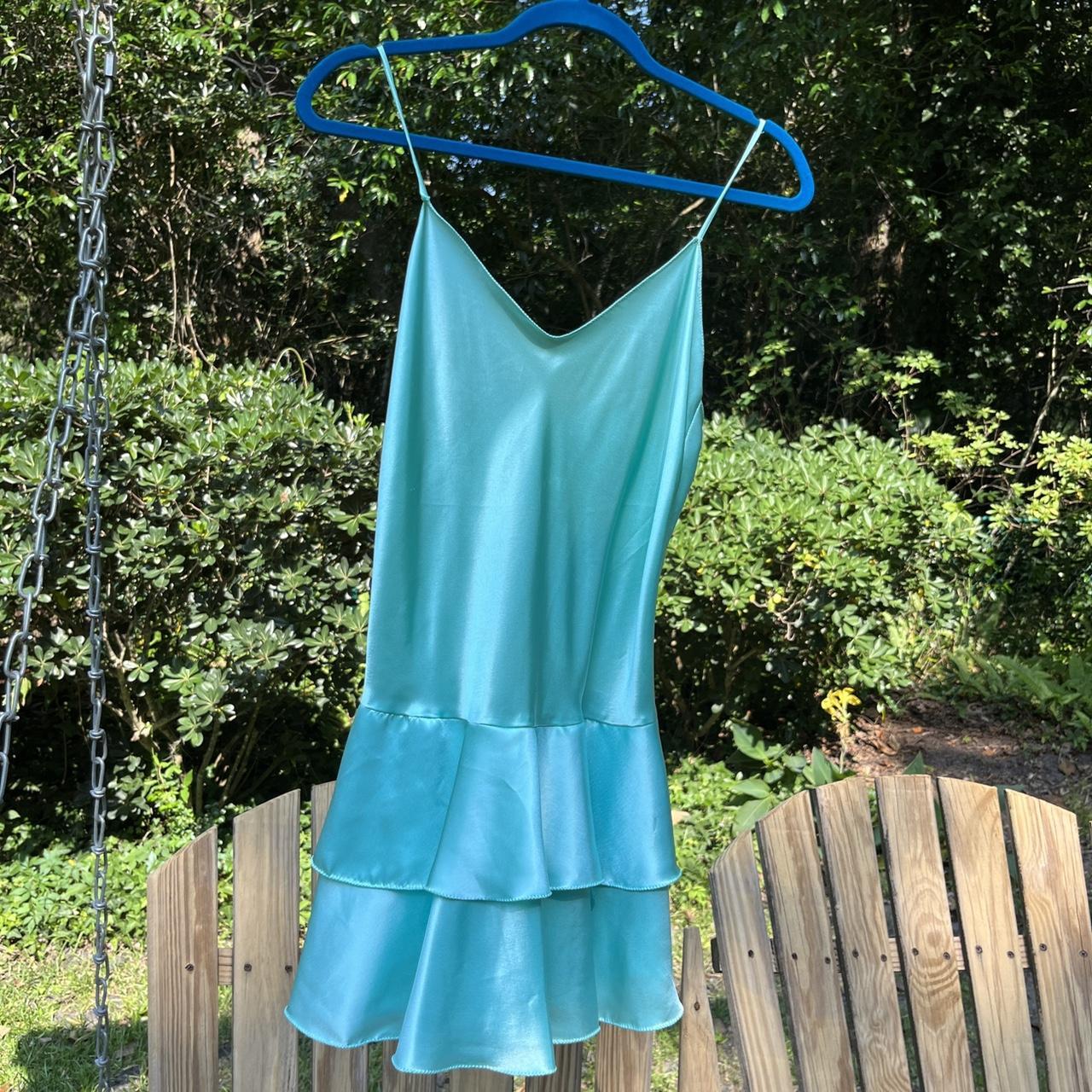 mermaidcore layered slip dress 👗 so beautiful i... - Depop