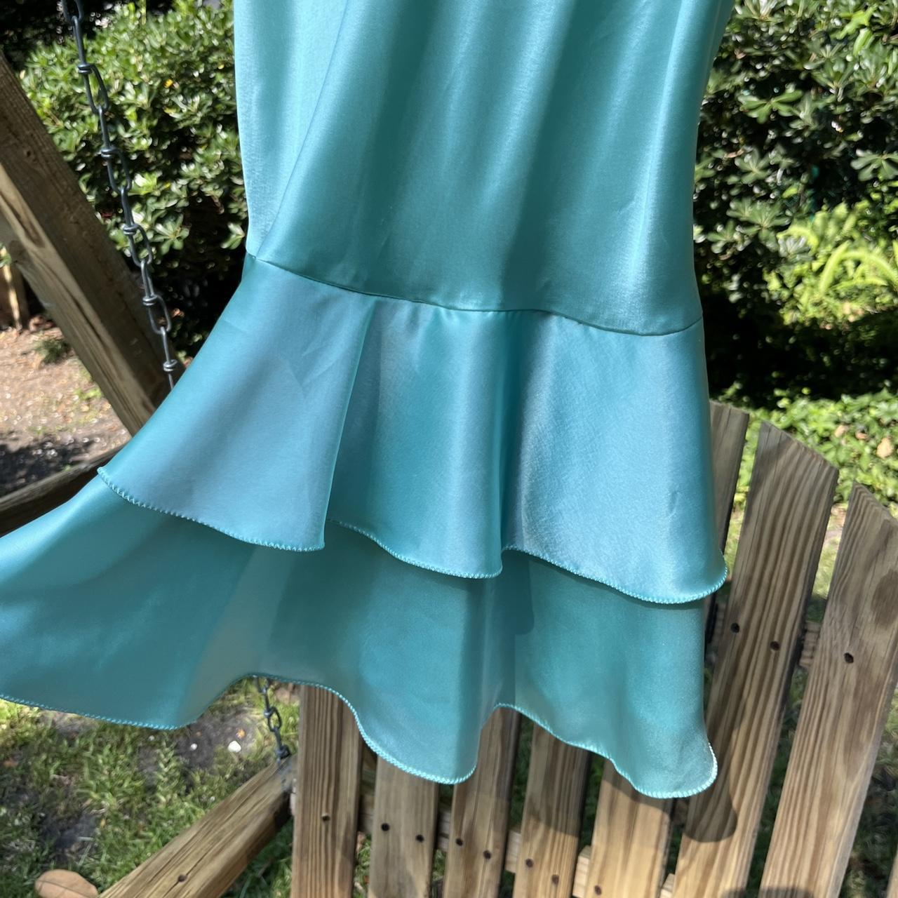 mermaidcore layered slip dress 👗 so beautiful i... - Depop