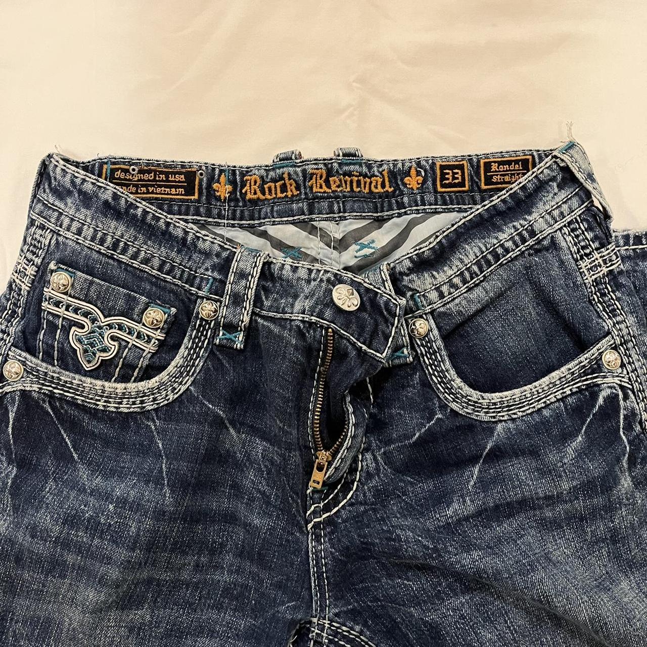 ROCK REVIVAL MENS 33 JEANS ‼️ Hawt rock revival... - Depop