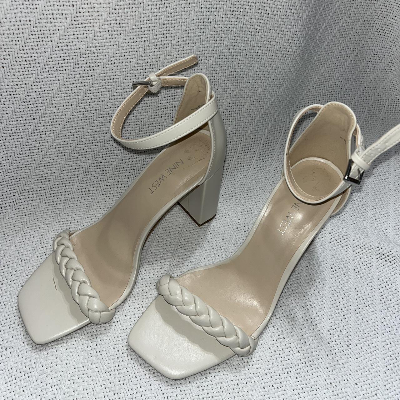 Nine West Women's Cream Courts | Depop