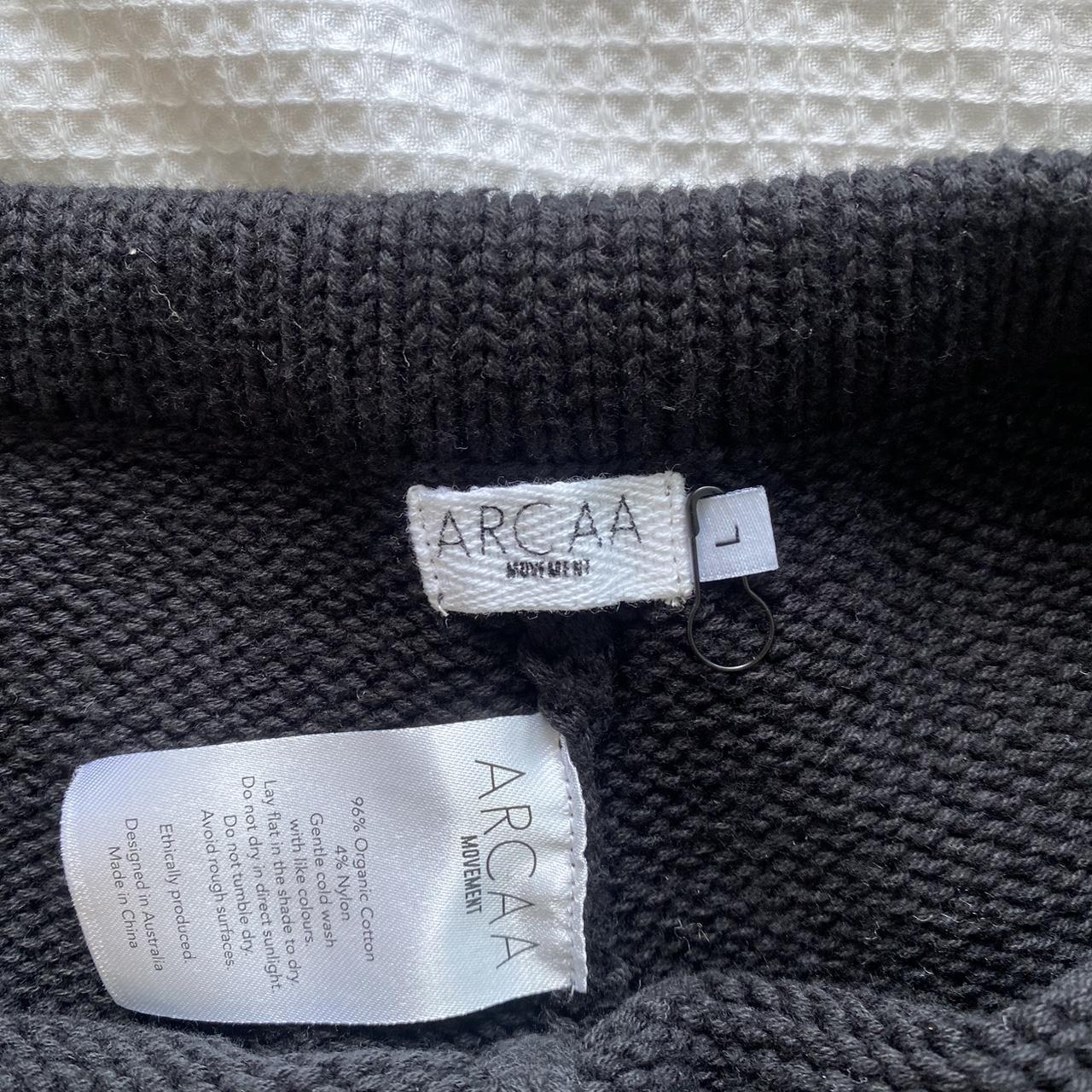 ARCAA MOVEMENT BLACK KNIT SET TOP M SHORTS... - Depop