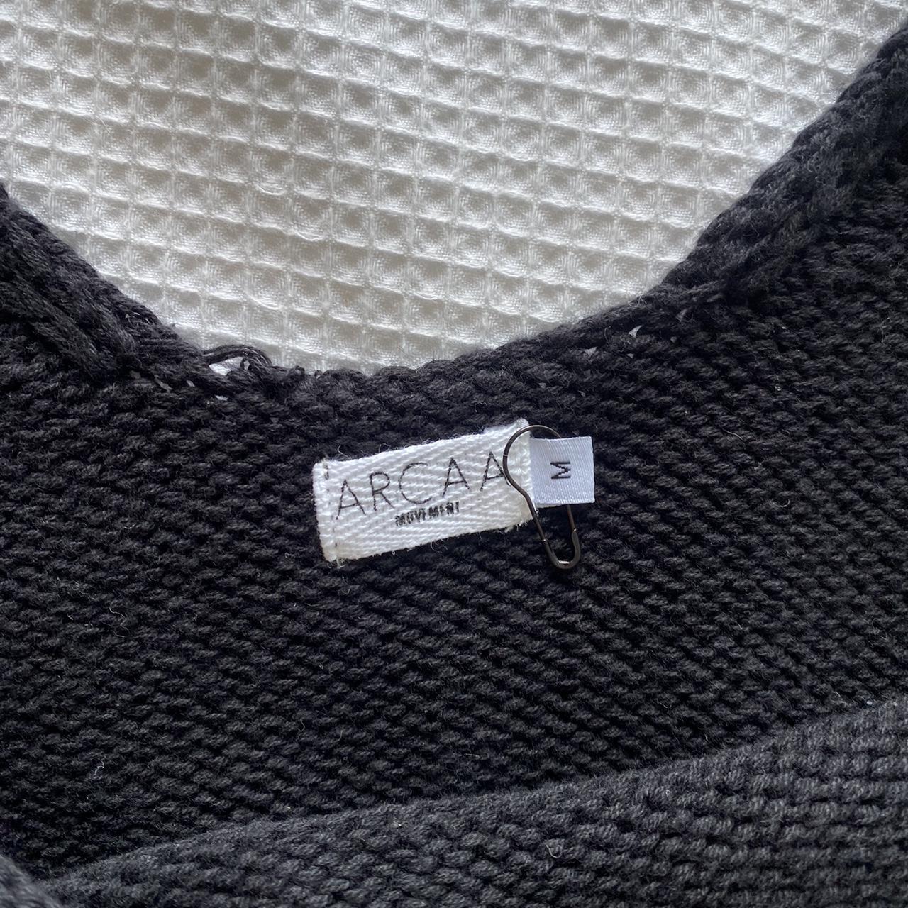 ARCAA MOVEMENT BLACK KNIT SET TOP M SHORTS... - Depop