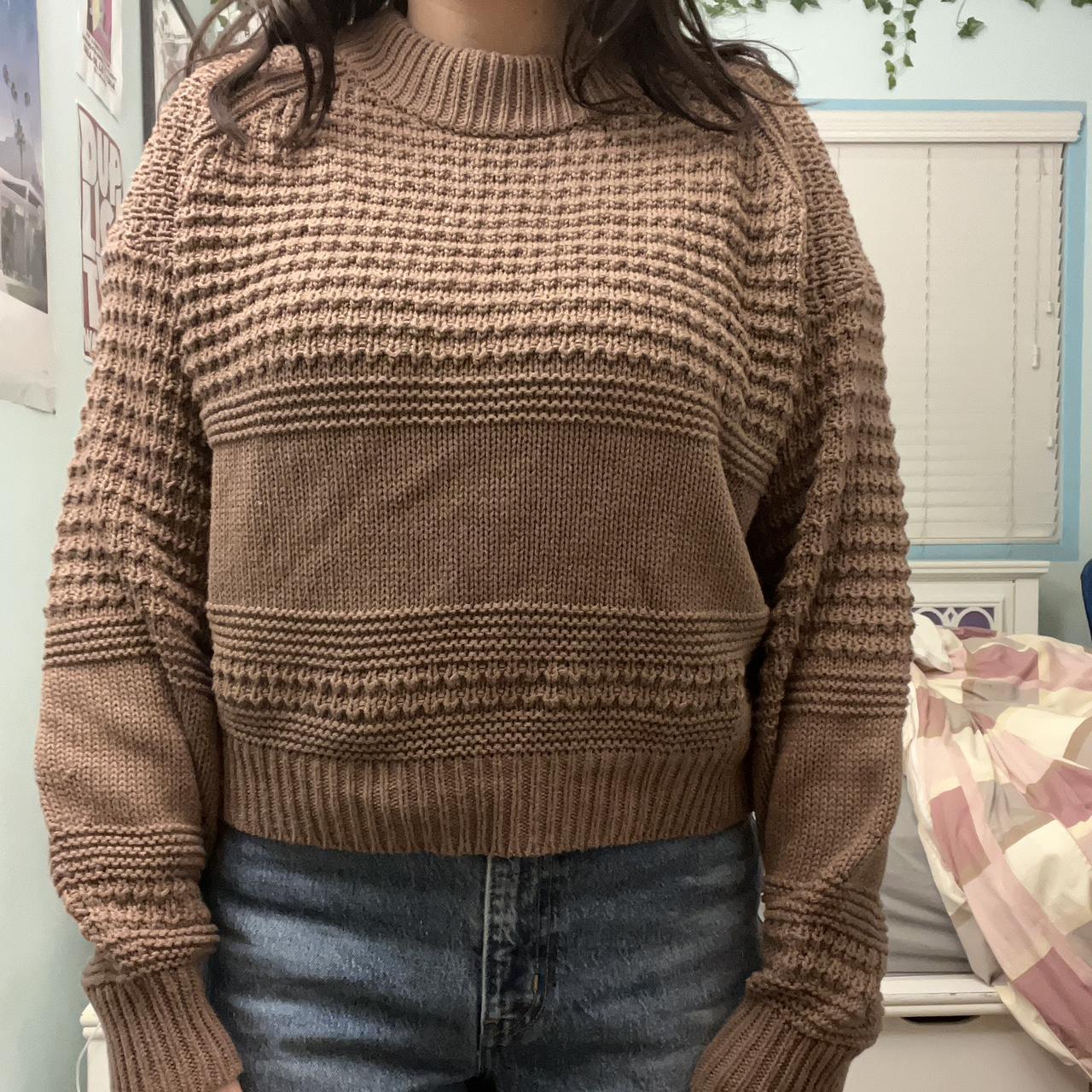 Target Women's Brown Jumper | Depop