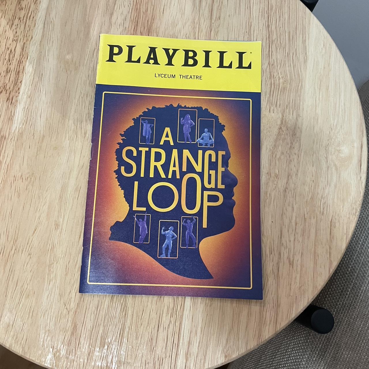 A Strange Loop Broadway Playbill Program April 2022... - Depop