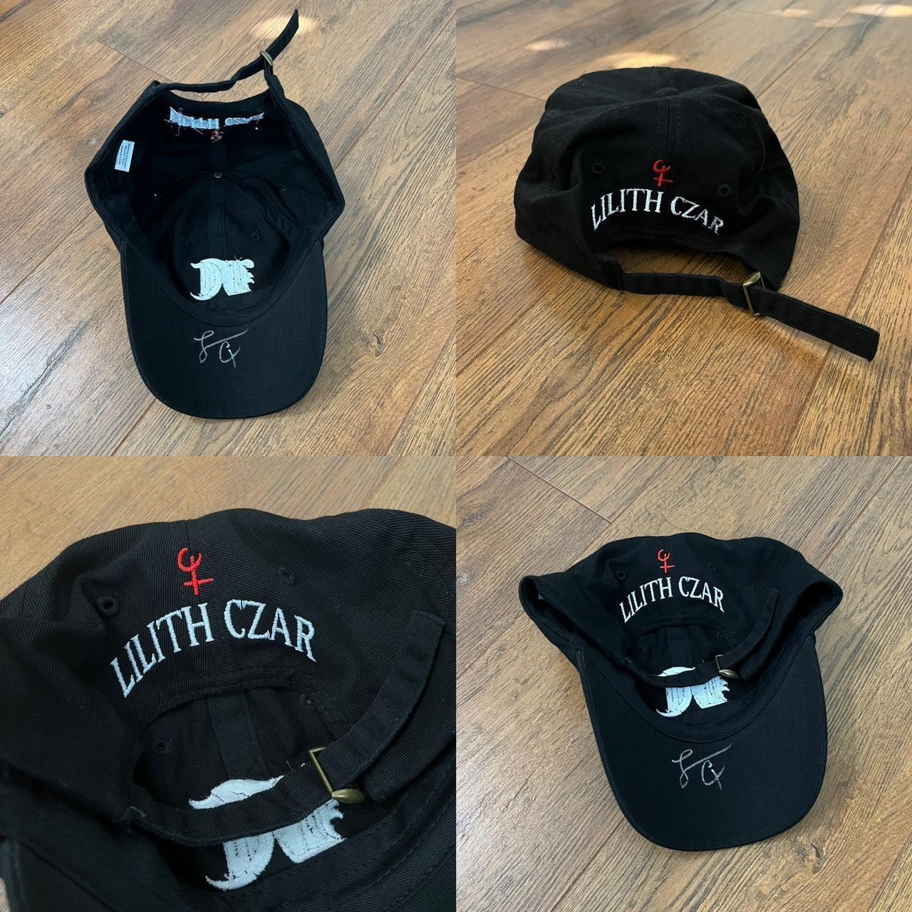 Restocked! Signed Black LC Lilith Czar logo hat.... - Depop