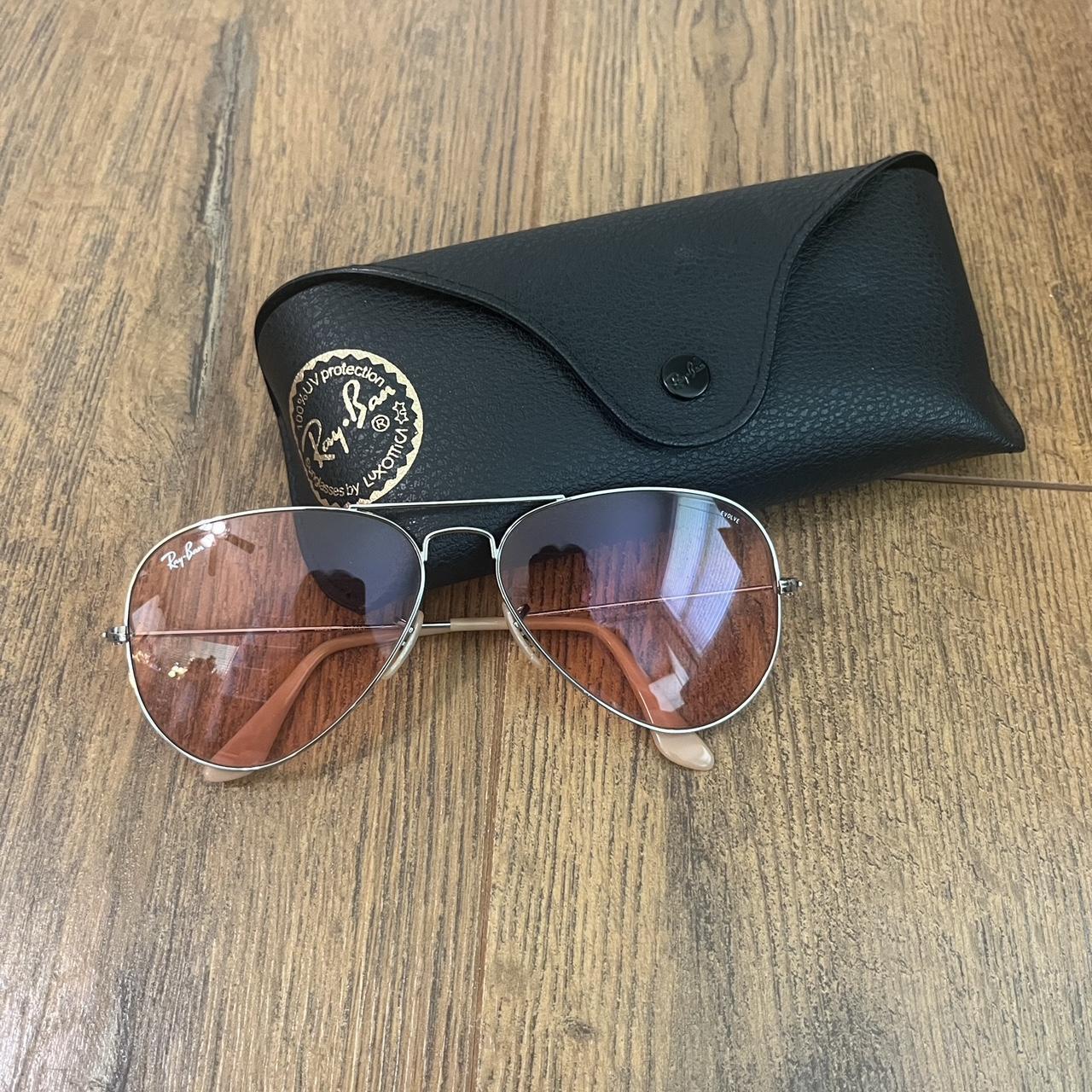Ray-Ban RB3025 - Large Metal Aviator Sunglasses.... - Depop