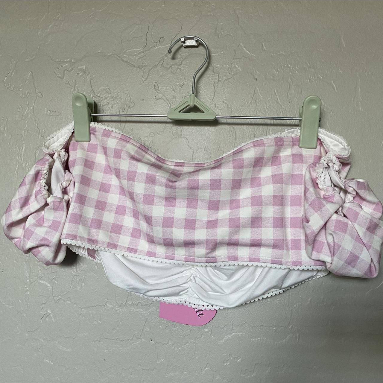 Womens Pink Crop Top Depop